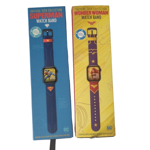MobyFox | Wearables | Lot Of 2 Mobyfox Watch Bands Wonder Woman And ...